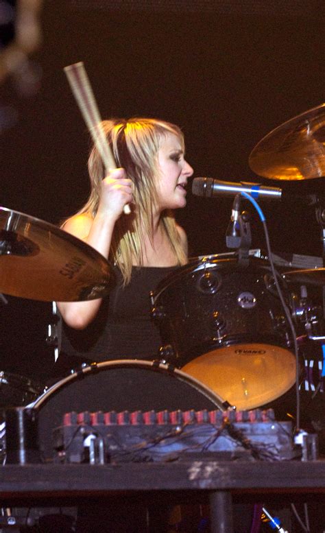 Photography Jen Ledger Of The Band Skillet Singing And Playing The Drums
