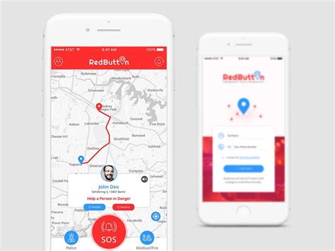 SOS App App Sos Mobile App Design