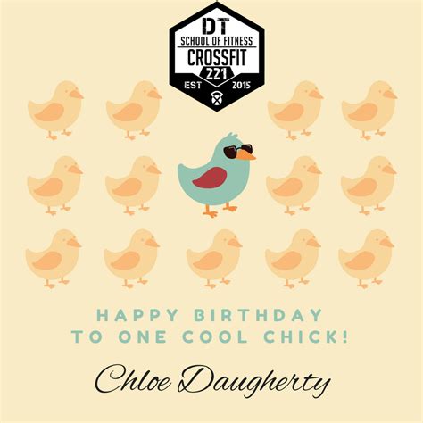 Vive Society Happy Birthday Chloe Daugherty We Hope