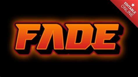 Fade Blaze Text Effect Generator