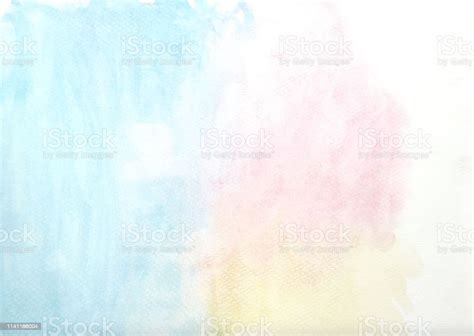추상 다채로운 수채화 배경 추상 손으로 그린 수채화 브러시 그림 종이에 손을 대 고 0명에 대한 스톡 사진 및 기타 이미지 0명 개념 기호 거친 Istock