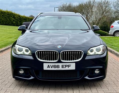 2016 Bmw 5 Series 20 520d M Sport Touring 20 Diesel Automatic Black £