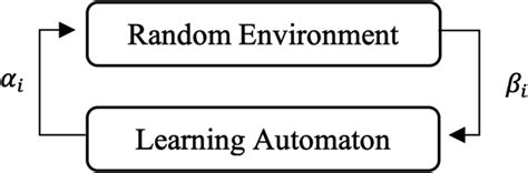 interaction of the random environment and the learning automaton