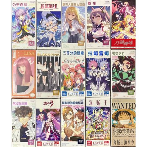 Anime Post Card🔥lomo Card Photocard Sticker🔥azur Lane 五等分的新娘 Honkai
