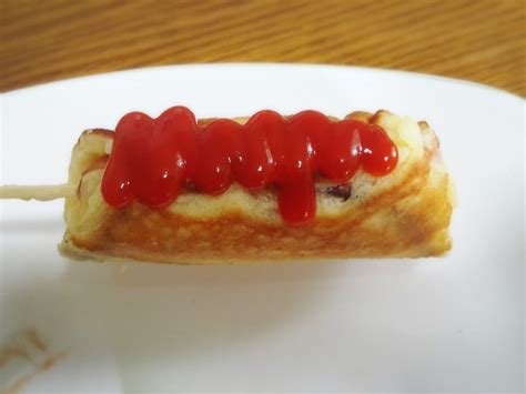 팬케이크핫도그로 아이들간식 만들기