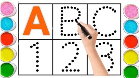 Alphabet Abcd Number Song Preschool Learning Video One Two