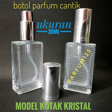 Jual Botol Semprot Kotak Kristal 30ml Botol Parfum Refill Isi Ulang