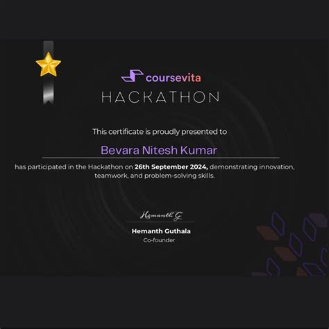 nitesh kumar on linkedin coursevitaxkluhackathon innovation