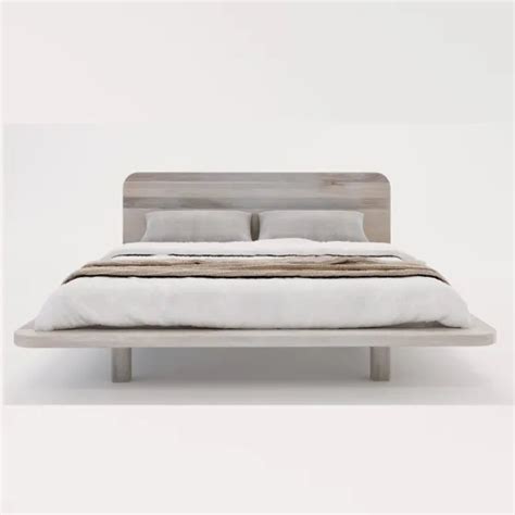 Lit Bois Chêne Massif Naturel Design Kobe Choix Dimensions 140x200 Cm