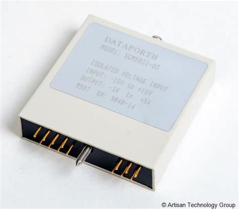 Scm5b31 03 Dataforth Narrow Bandwidth Analog Voltage Input Module
