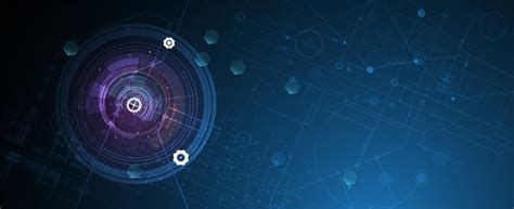 Abstract Structure Circuit Computer Technology Vector Image