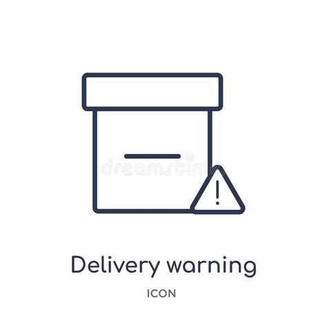 Linear Delivery Safety Icon From Delivery And Logistic Outline Collection Thin Line Delivery