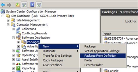 how to create sccm 2007 client package