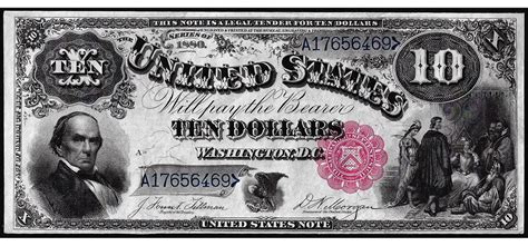 1880 10 Jackass Legal Tender Note Bk Auctions