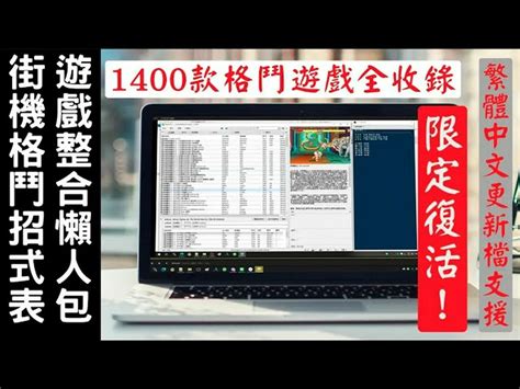 街機格鬥遊戲懶人包限定復活 內建全遊戲招式表繁中檔案替換控制器設置使用金手指