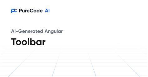 Build Great Angular Toolbar Components Faster Using Ai Tools