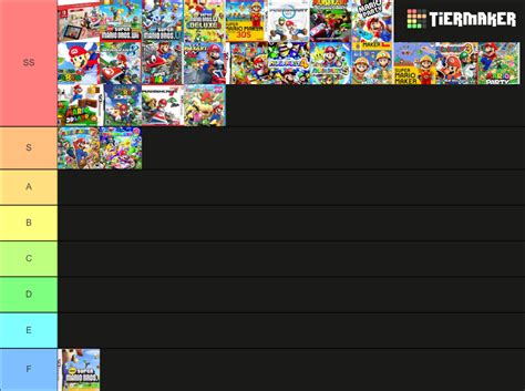 Every Mario Game Tier List Community Rankings Tiermaker
