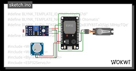 Radit Blynk Jemuran 2 Wokwi ESP32 STM32 Arduino Simulator