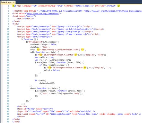 Aspnet Ajax File Upload Using Jquery File Upload Plugin I Came I
