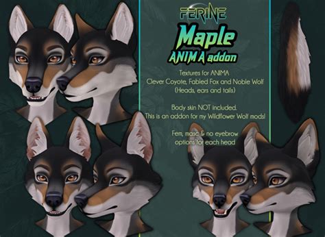 Second Life Marketplace Ferine Maple Anima Addon