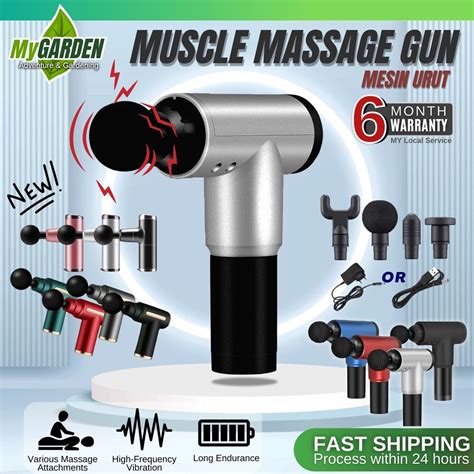 5 6 Speeds Muscle Massage Gun Handheld Deep Tissue Vibration