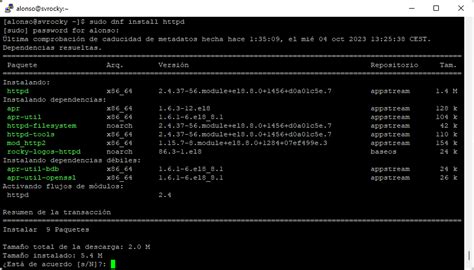 Instalar Apache En Rocky Linux 8 Y Convertirlo En Servidor Web Proyecto A