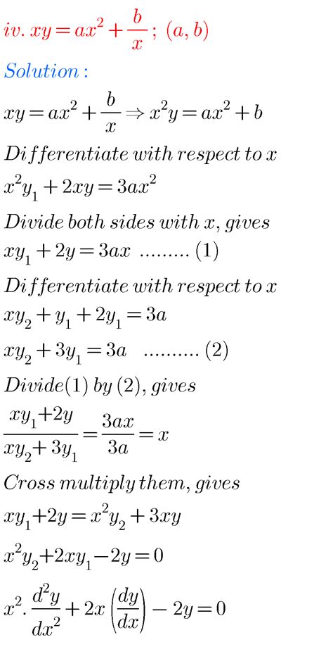 Intermediate Maths Solutions For Differential Equations Maths Glow
