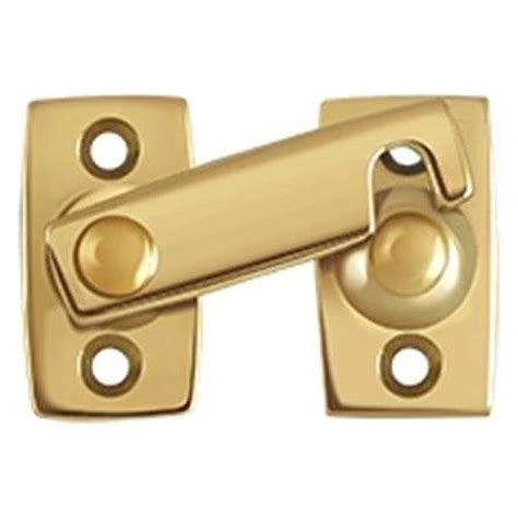 087 In Shutter Bar Door Latch Lifetime Brass Solid Brass