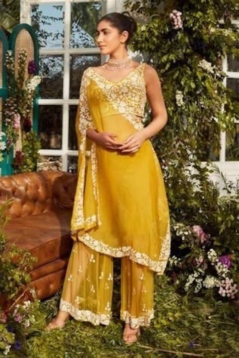 Yellow Haldi Outfit Haldi Dress Bride Outfit Wedding Outfits Women