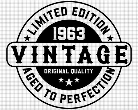 59th Birthday Svg Aged To Perfection Svg Digital Download Vintage