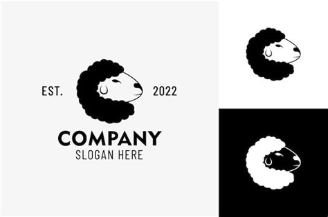 Premium Vector Sheep Head Logo Design