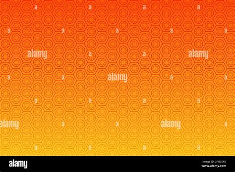 Pattern With Geometric Elements In Yellow Orange Tones Abstract Gradient Background Vector