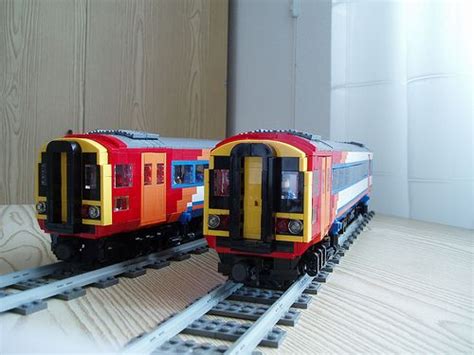 Class 158 Dmu 4 Lego City Train Lego Trains Cool Lego