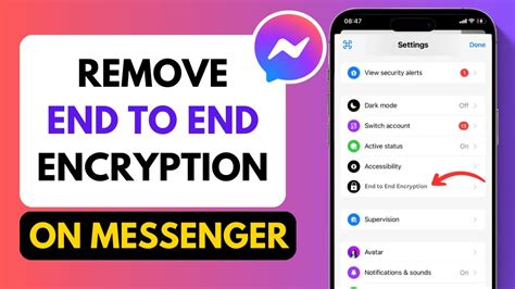 How To Remove End To End Encryption In Messenger Turn Off End To End Encryption On Messenger