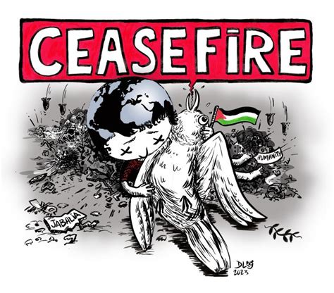 Ceasefire Now Cartoon Movement