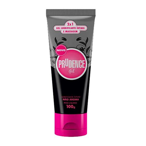 Gel Lubrificante Íntimo e Massagem Prudence 2 em 1 Neutro 100g