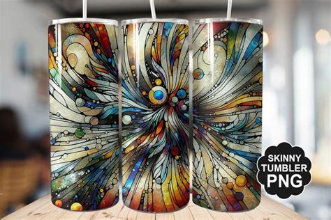 Stained On Stained Glass Tumbler Warp Tumbler Design