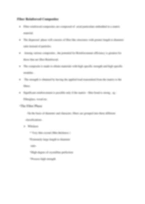 Solution Pg Note Material Science Classification Of Compositer Studypool