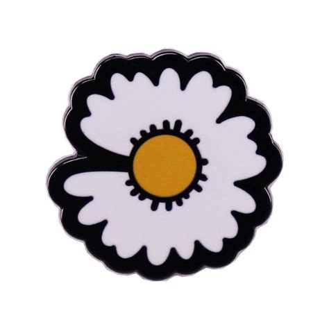 G Dragon Gd Daisy Flower Enamel Pin Distinct Pins