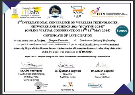Jangam Sravanthi On Linkedin Connections Research Publication