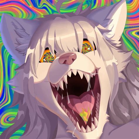 Colorful Hypno Wolf [m] By Me R Yiff