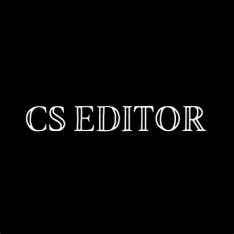 Cs Editor Youtube