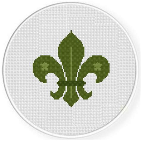 Scout Emblem Cross Stitch Pattern Daily Cross Stitch