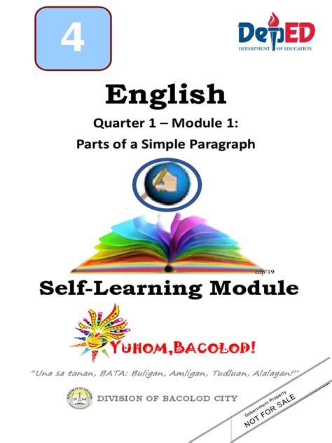 English 4 Quarter 1 Module 1 Lrms Pdf Paragraph Hand Washing