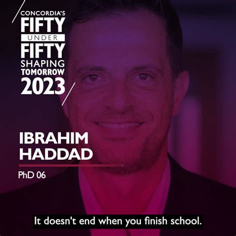 Ibrahim Haddad Phd On Linkedin Thank You Concordia University And