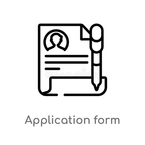 Application Form Vector Stock Illustrations 53082 Application Form