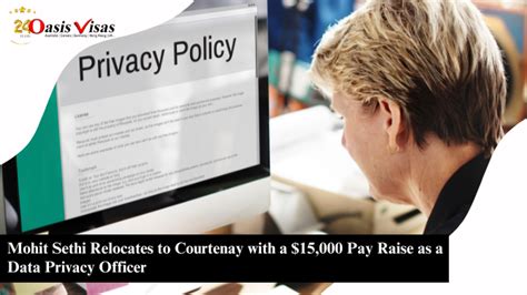 Mohit Sethi Relocates To Courtenay With A 15000 Pay Raise As A Data