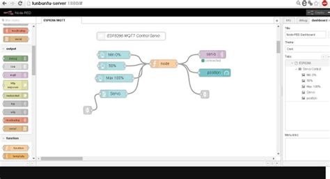Esp8266 Control Servo Node Red Mqtt Mosquitto Iot 6 Steps