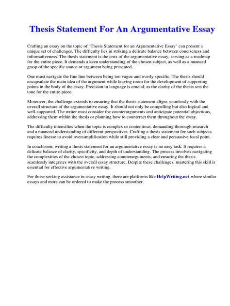 Thesis Statement For An Argumentative Essay Pdf Outsourcing Palace Of Westminster