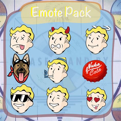 Fallout Emote Pack Twitch Emotes Kick Emotes Discord Emotes Etsy